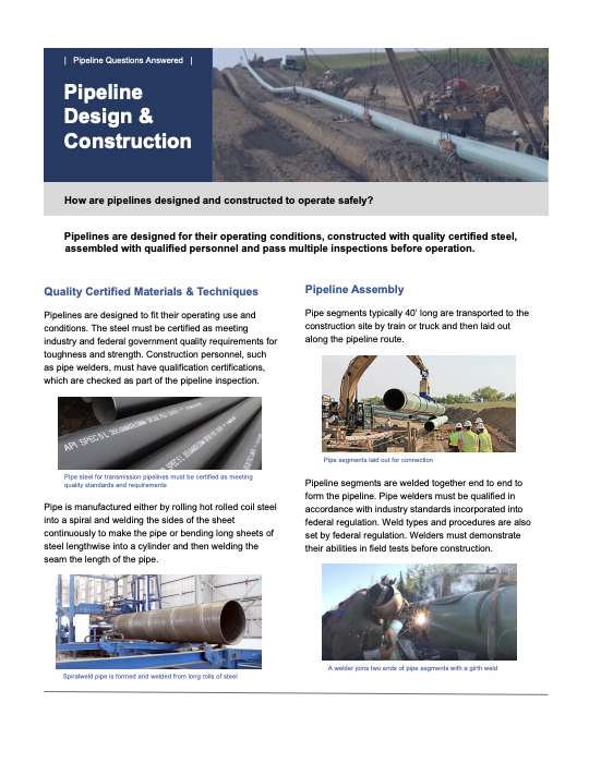 Safe Construction and Design Toolkit | Liquid Energy Pipeline Association